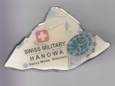 RARE PINS PIN'S .. LUXE MONTRE WATCH ARMEE ARMY HANOWA SUISSE ...