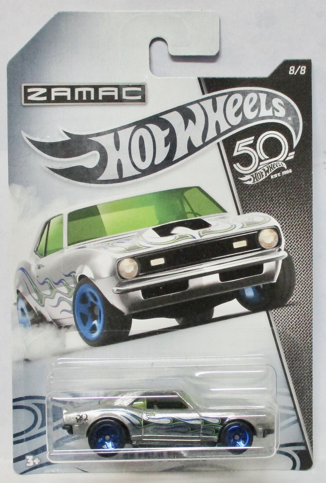 2018 HOT WHEELS ZAMAC 50TH ANNIVERSARY ’68 COPO CAMARO 8/8 COMBINED ...