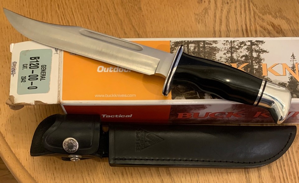 BUCK 120 KNIFE NEVER USED IN BOX LT1 | eBay
