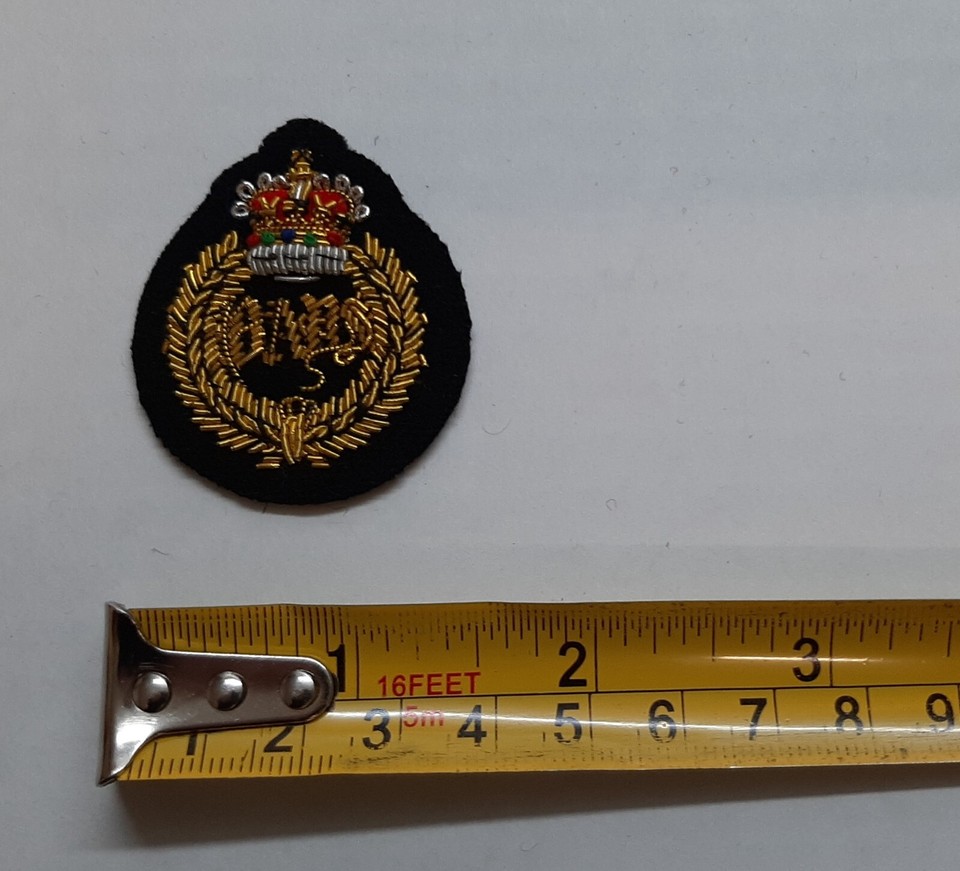 Qdg Insignes de Col British Army Robe Main Brodé Reines Dragoon Guards ...