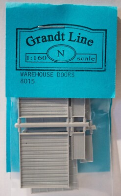 Grandt Line (On2) #8015 Doors -- Roll Up, Scale 12 x 24' 3.7 x 7.3m pkg ...