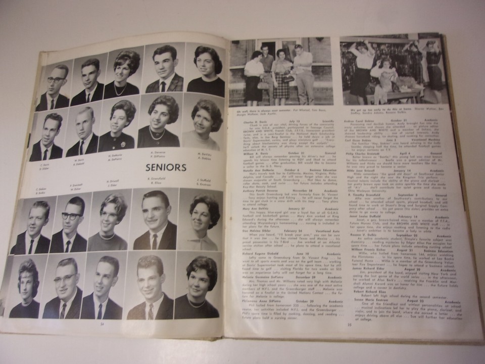 "Brown and White 1962," Greensburg-Salem High School yearbook ...