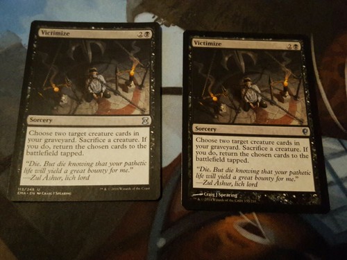 2x VICTIMIZE eternal masters Conspiracy Magic Mtg j2 | eBay