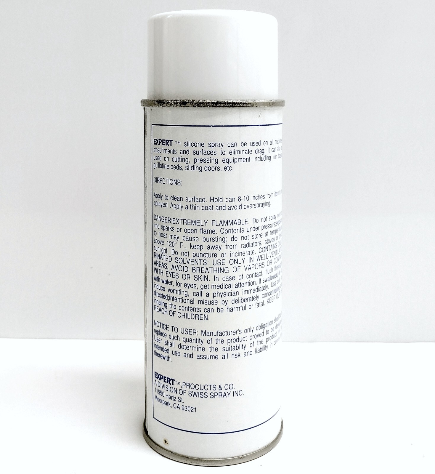 EXPERT Silicone Spray Multipurpose Lubricant 16 oz. OLD STOCK - MADE IN ...