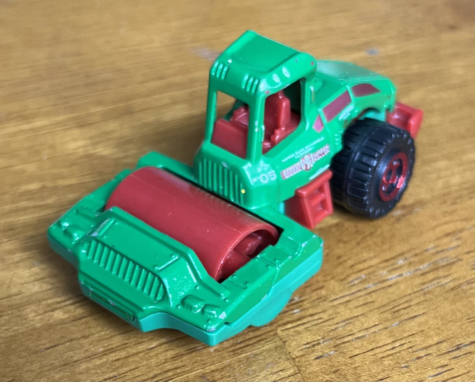 Matchbox 2021 Road Roller Green Diecast Construction Vehicle 1:64 ...