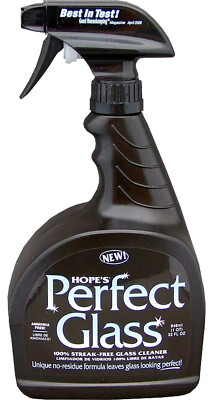 HOPE'S Perfect Glass streak free GLASS CLEANER ammonia free 32 ounce ...