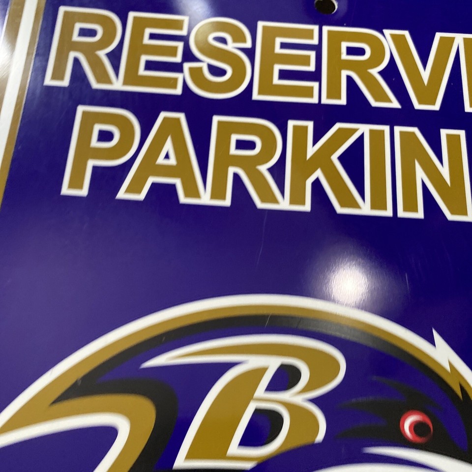 NFL Baltimore Ravens Office Room Home Decor Parking Sign 12" x 18" | eBay