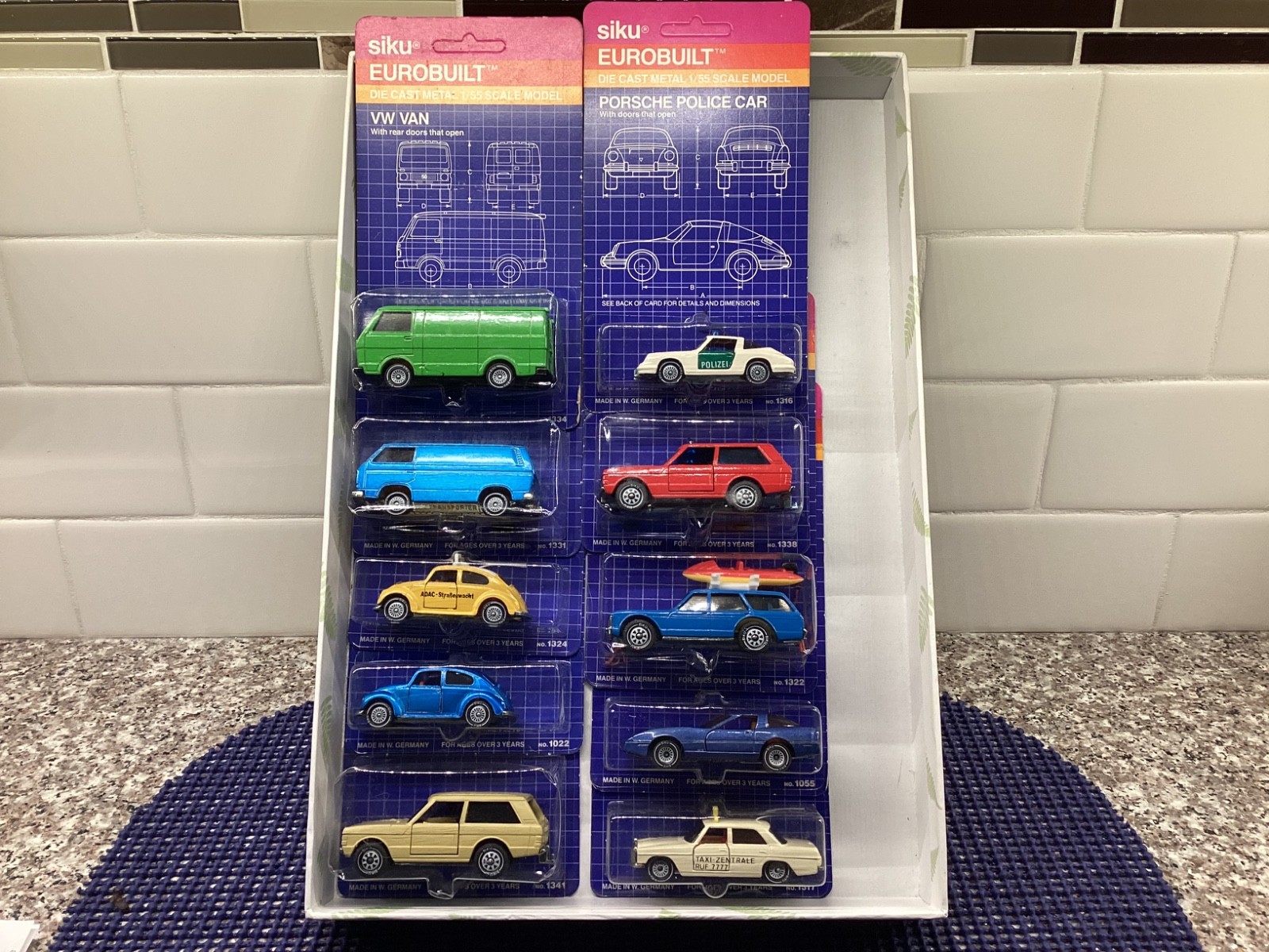 Original Siku Vintage 1/60 Scale Car Lot of 10 NOS models. MOC ...