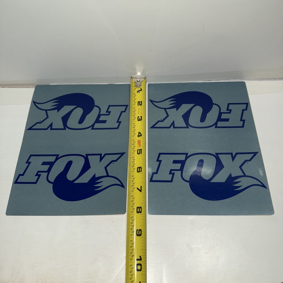 FOX RACING SHOCKS SHOX SUSPENSION 2 GENUINE DECALS STICKERS | eBay