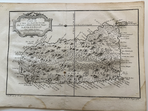 1758 Map Of St. Lucia | eBay