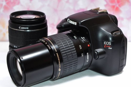 Canon Kiss X50 DSLR Camera, Easy Auto, Good for Low Light, Used | eBay