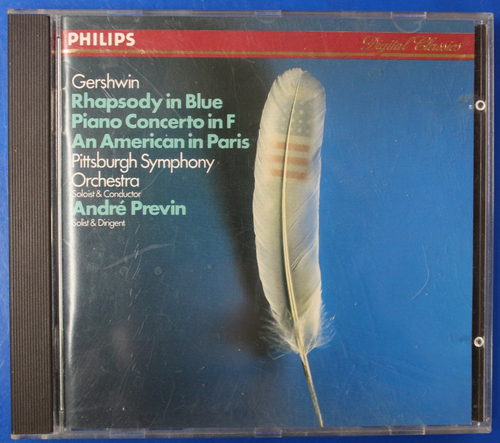 Andre Previn-Gershwin-Rhapsody in Blue/Piano Concerto in F-CD-Philips W ...