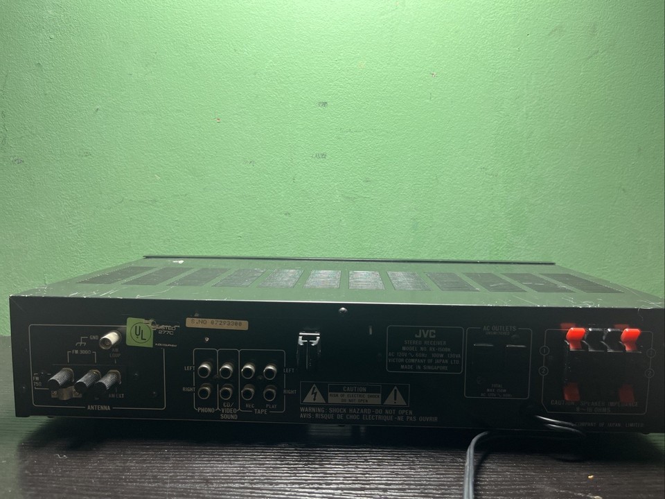 JVC RX-150 Stereo Receiver Digital Synthesizer Quartz Lock | eBay