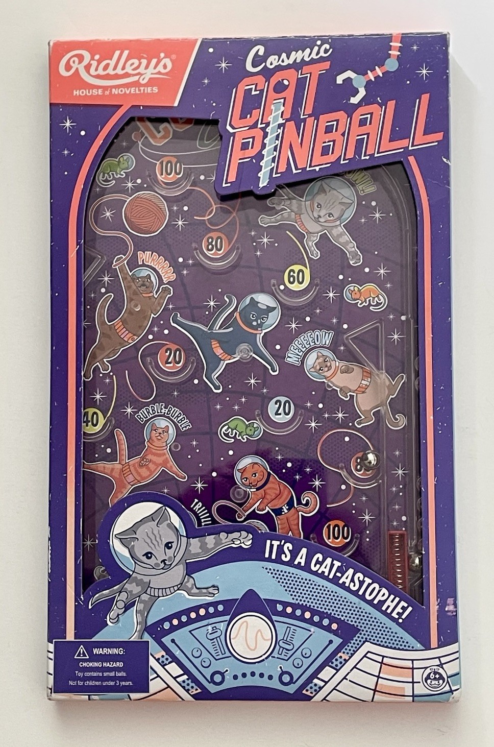 2016 Ridley's House of Novelties™ Crazy Cat Tabletop Pinball Game ...