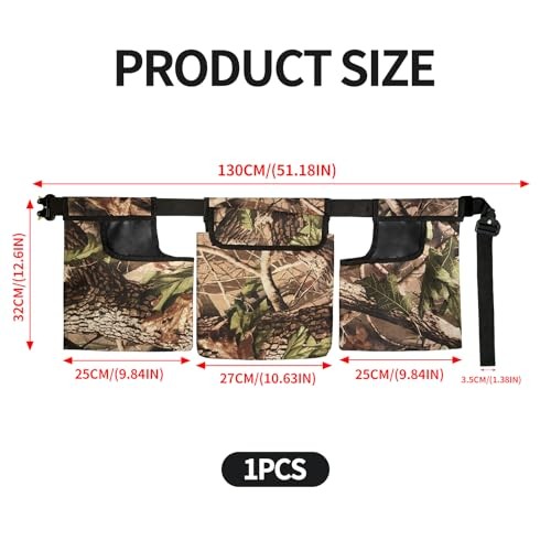 Camo Dove Hunting Belt with Game Bag and Shell Pouches - Durable ...