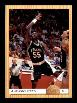 1993 Basketball Classic Draft Picks Anthony Reed Chicago Bulls #60 DP ...