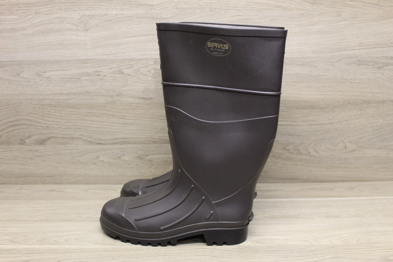 Servus Men's Size 9 Brown PVC Rubber Work Boot Servus 18805-9 | eBay