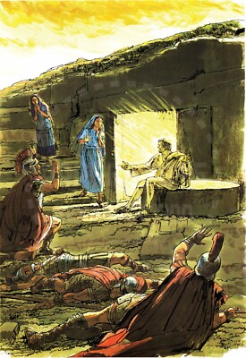 REPRINT - "JESUS LIVES AGAIN" BY RICHARD HOOK - ON 11" X 17" CARD STOCK ...