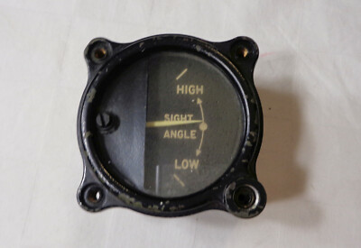 WW2 US Military Electronic Sight Angle Clinometer/Inclinometer High/Low ...