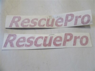 EVINRUDE RESCUE PRO DECAL PAIR (2) 7 9/16" X 1 1/8" MARINE BOAT | eBay