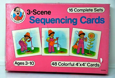 Vintage 1988 Frank Schaffer 3-Scene Sequencing Cards 15 Complete Sets ...