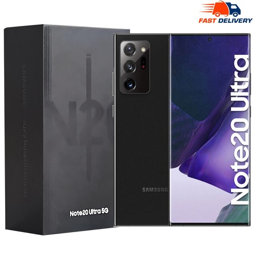 Samsung Galaxy Note 20 Ultra 5G SM-N986U 12+128GB Unlocked Mystic Black ...