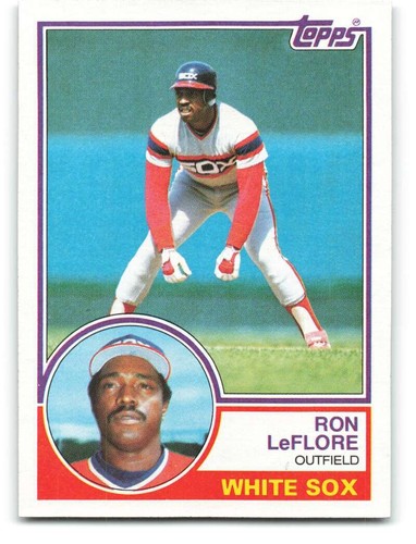1983 Topps #560 Ron LeFlore NM Near Mint White Sox | eBay