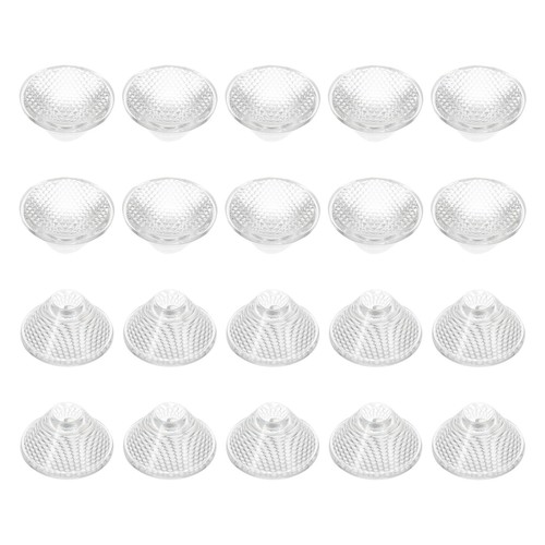20mm High Power LED Lens, 20 Pcs 45 Degree Bead Optical PMMA Lenses ...