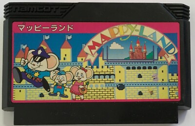 Mappy Land FC (Nintendo Famicom, 1986) Game Cartridge Only 40886627793 ...