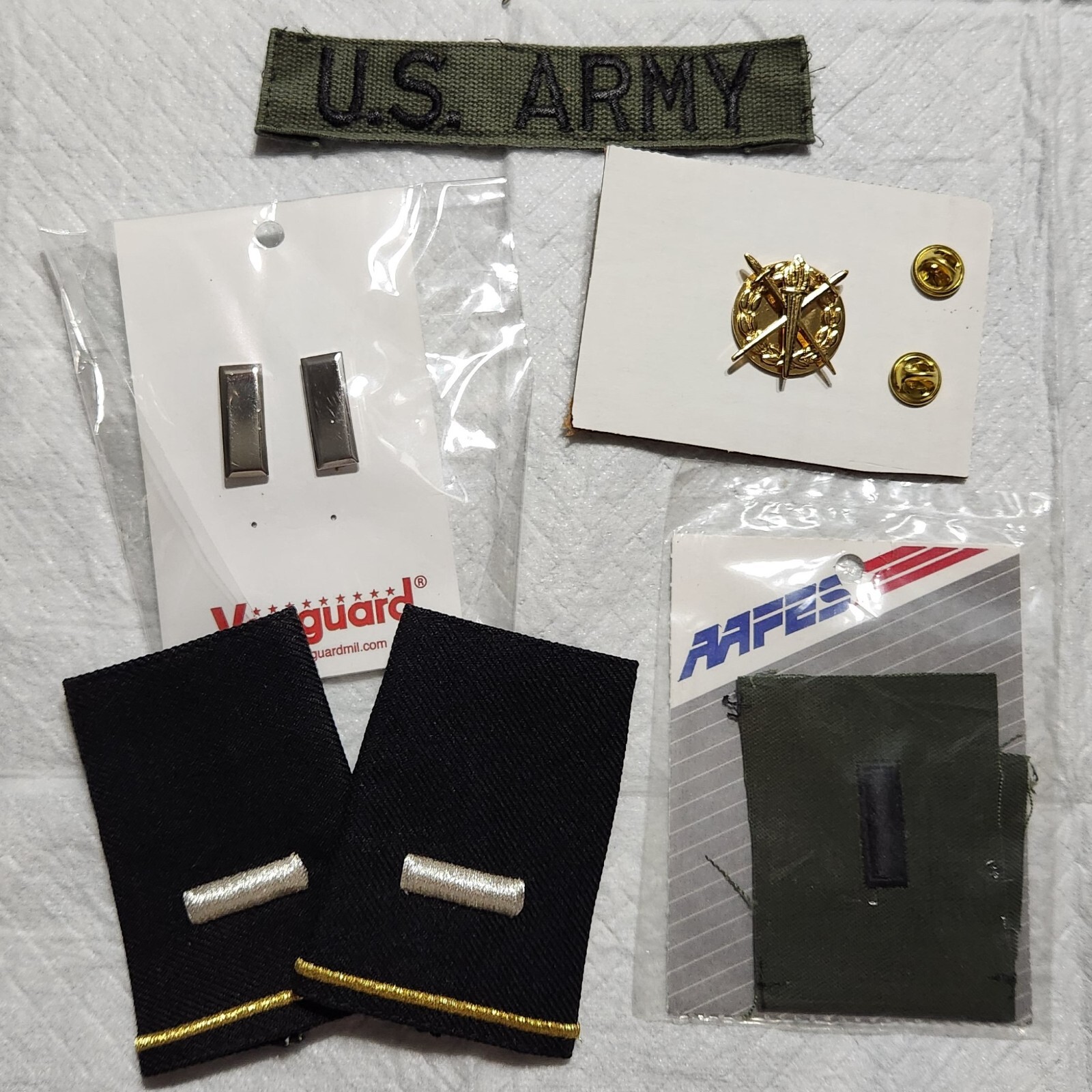 8 piece Bundle O2 First Lieutemant (1LT) Uniform Army Military Rank ...