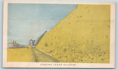 Postcard TX Loading Texas Sulphur Industries Economic Factor Vintage ...