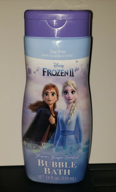 Disney Frozen 2 Bubble Bath Glacier Grape Scented Tear 24oz for sale ...