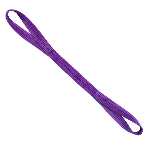 1" x 3.3' 2-Ply Heavy Duty Flat Eye Lift Slings, Polyester Lift Sling ...