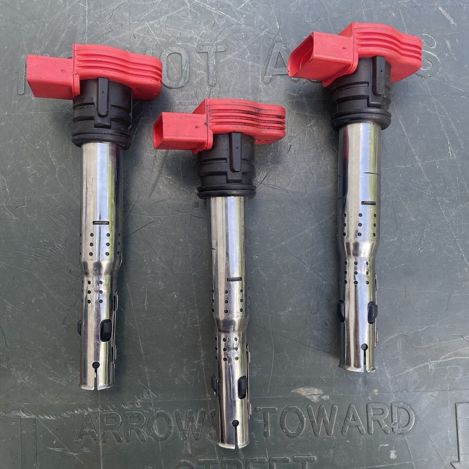 3 Pcs Ignition Coils for Audi A3 A4/5/6/7 Q5 S4 R8 VW Jetta MK5 GTI CC ...