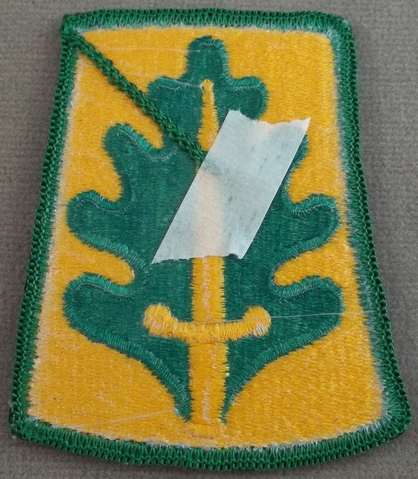 US Army 800th Military Police Brigade Full Color Merrowed Edge Patch ...