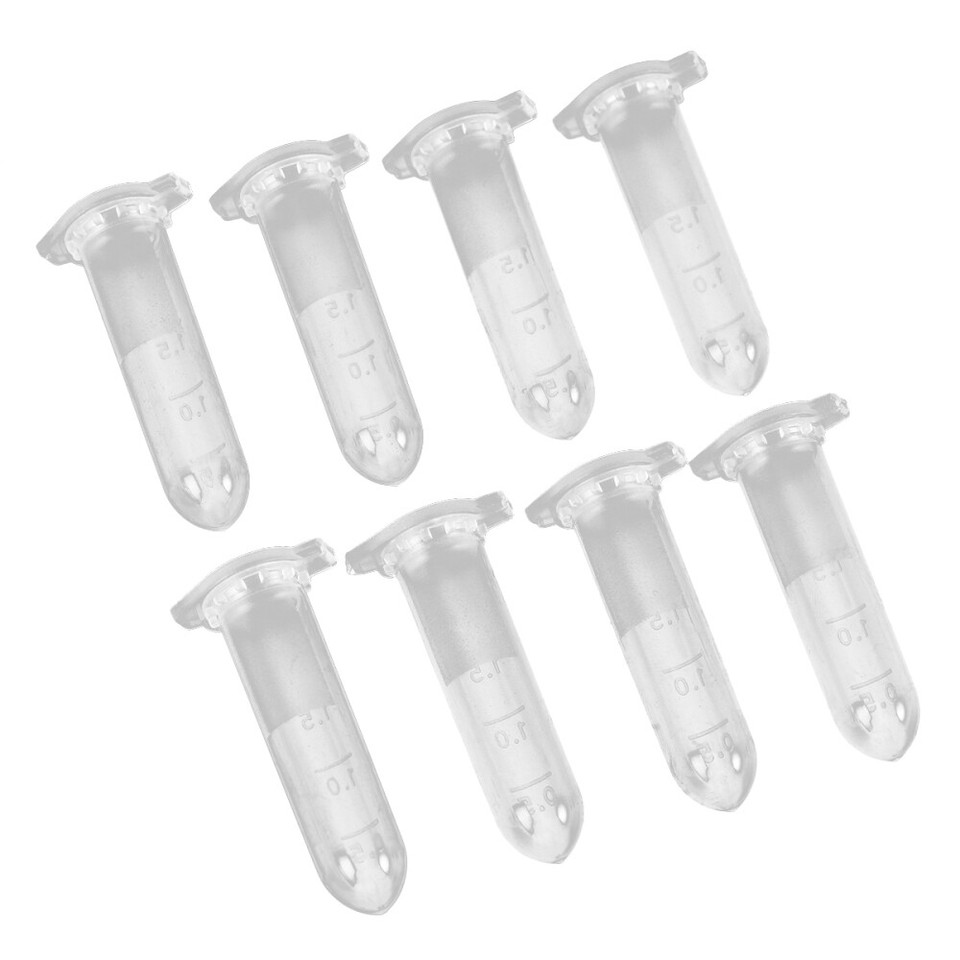 1000Pcs Centrifuge Tube Container Round Bottom for Laboratory Supplies ...