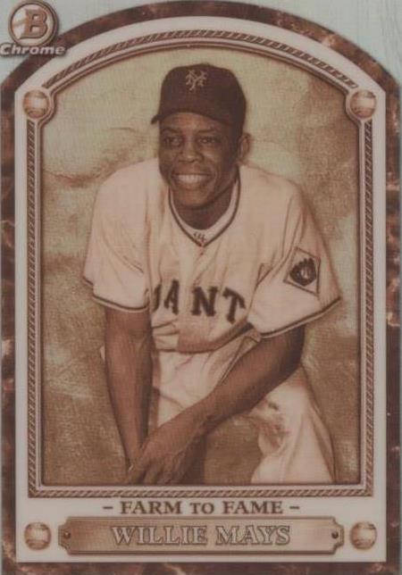 2020 Bowman Chrome - Farm to Fame Willie Mays #FTF-WM for sale online ...