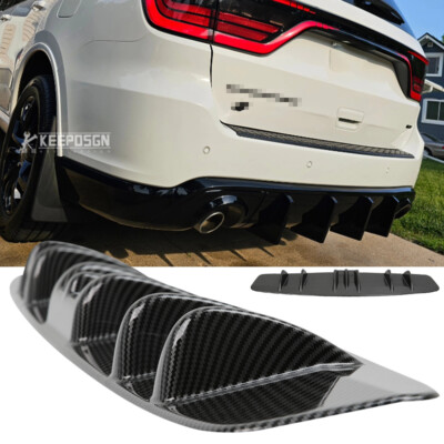 7 Fins Rear Bumper Diffuser Spoiler Splitter For Dodge Durango R/T SRT ...