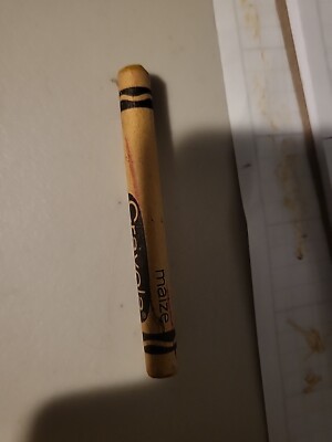 Retired Crayola Crayon MAIZE | eBay