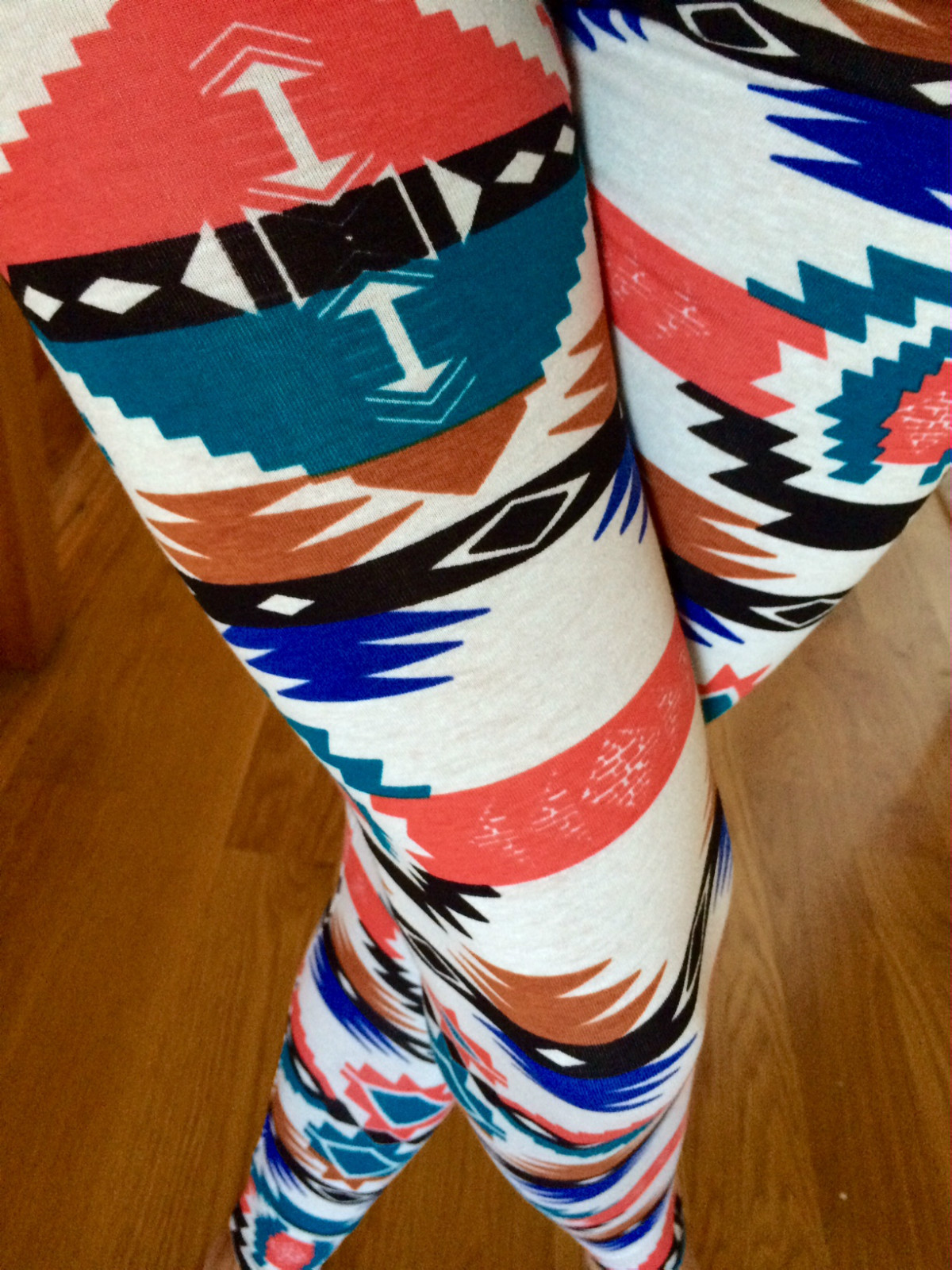 JADE CORAL Western AZTEC TRIBAL leggings pant Cotton Juniors S M L | eBay