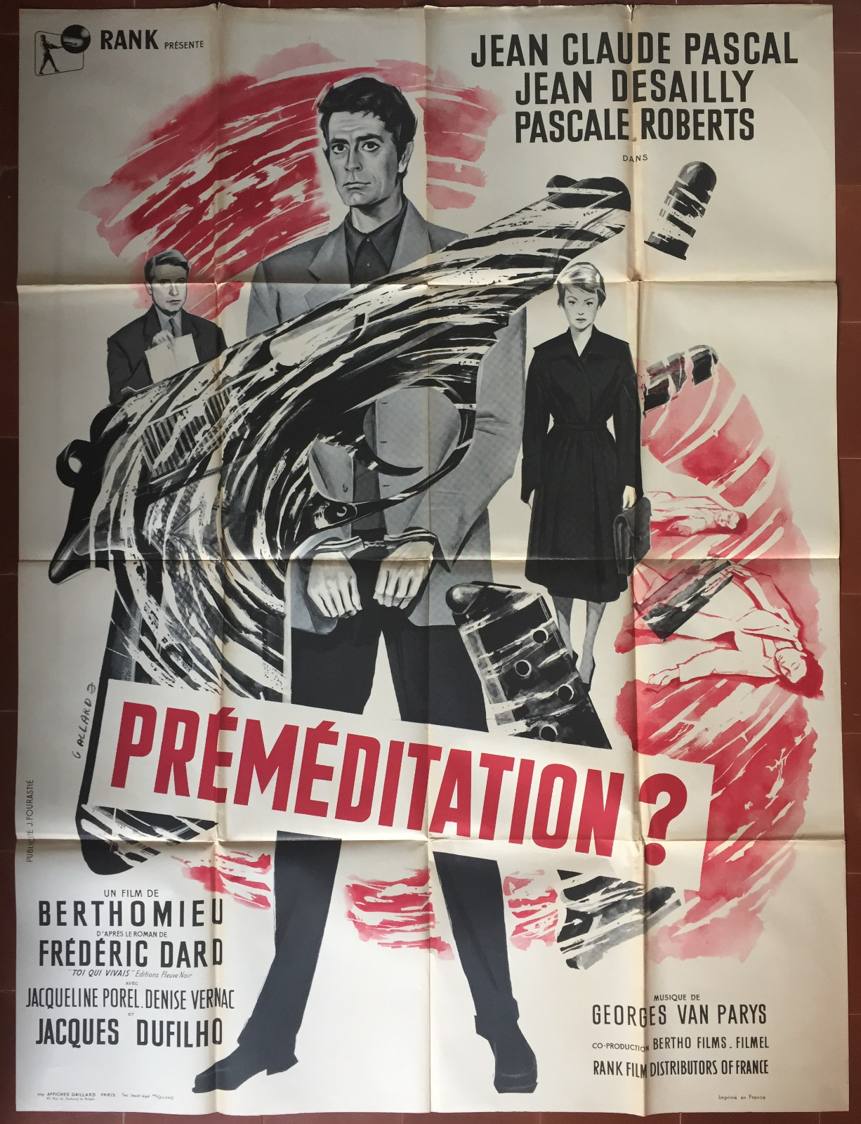 Poster Premeditation Andre Bell Jean-Claude Law Justice 47 3/16x63in | eBay