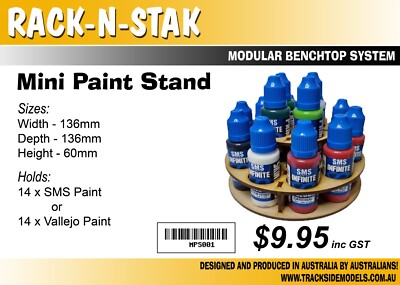 Rack N Stak - Mini Paint Rack - MPS001 | eBay Australia