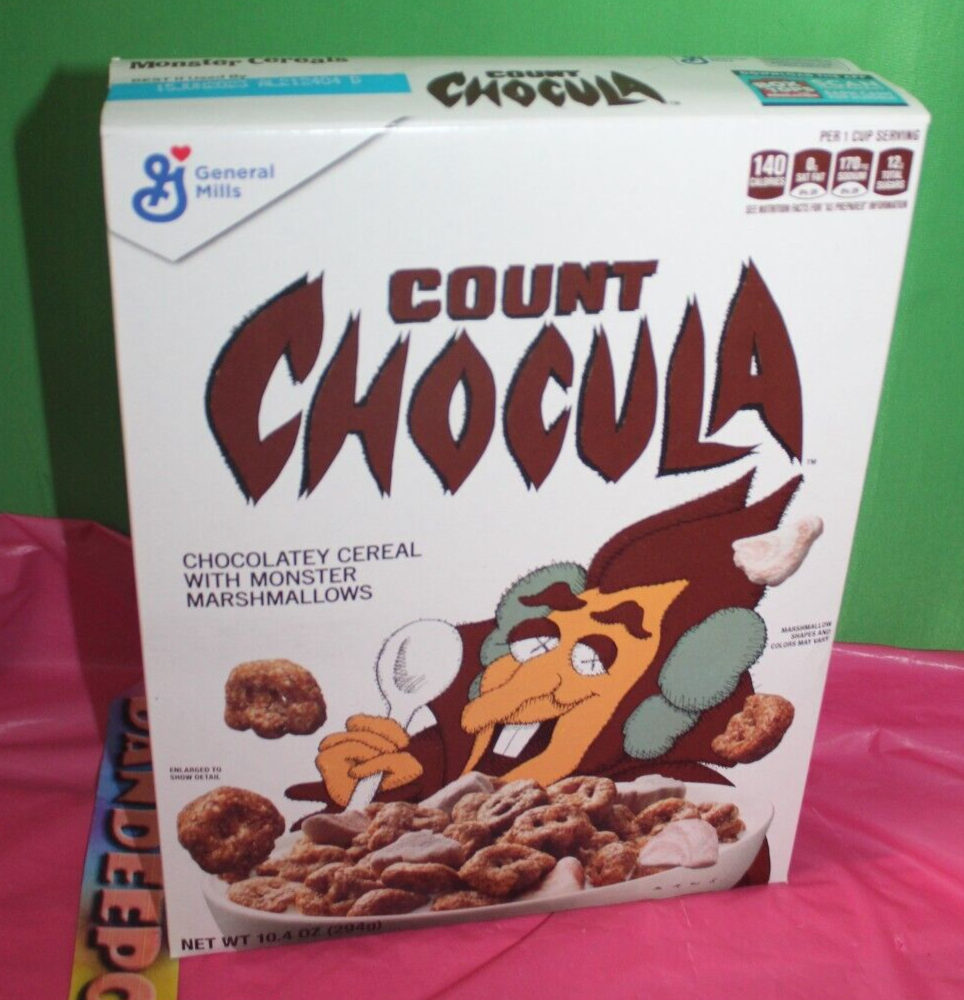 General Mills Count Chocula Monster Cereal Halloween Collectible Sealed ...