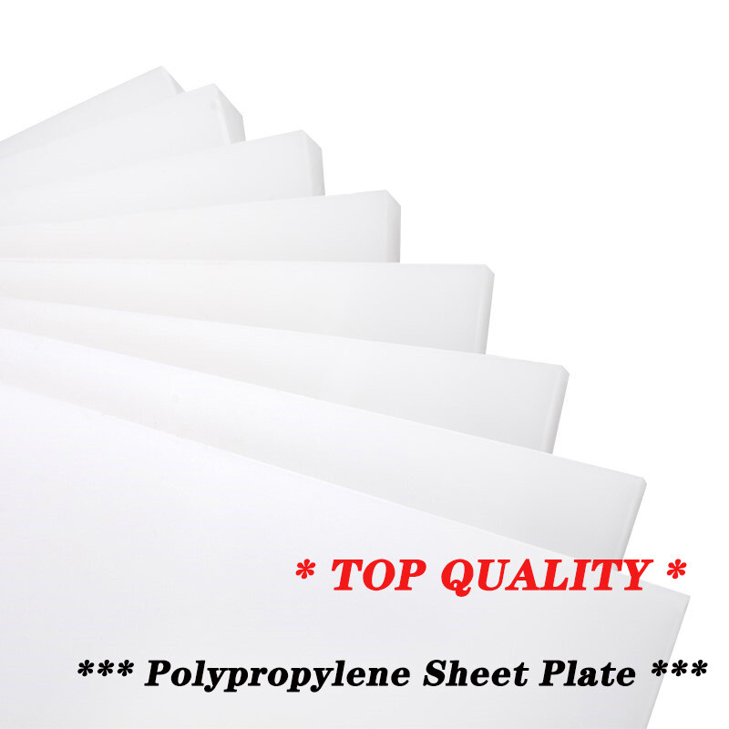 White Polypropylene Sheet Plate Cut to Size Polyprop Plastic Plate ...