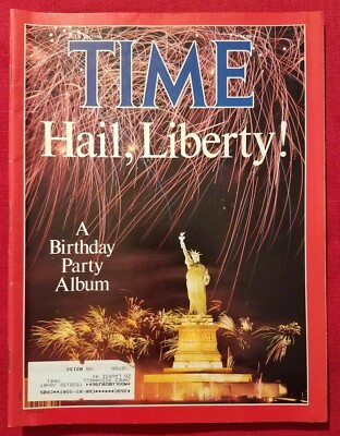 TIME MAGAZINE - Hail, Liberty! - July 11, 1986; Vintage; VG Cond; See ...