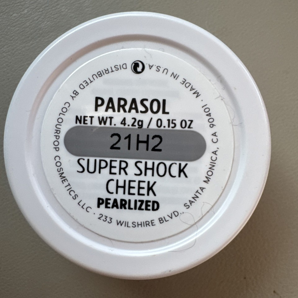 NEW COLOURPOP Parasol Pearlized Super Shock CHEEK BLUSH 0.15 | eBay
