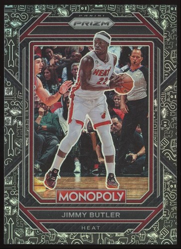 Jimmy Butler #46 2022-23 Panini Prizm Monopoly Black Icons Prizm Heat ...