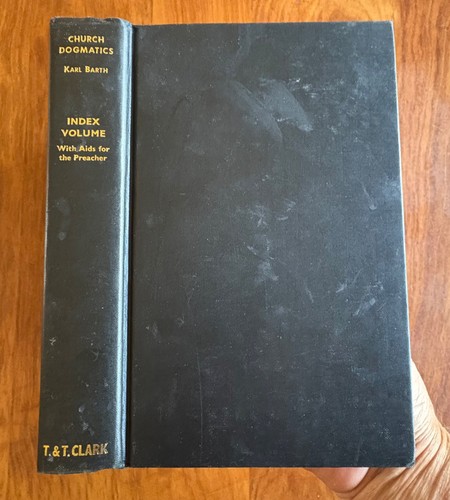 CHURCH DOGMATICS KARL BARTH INDEX VOLUME w/AIDS FOR PREACHER 1977 HC ...