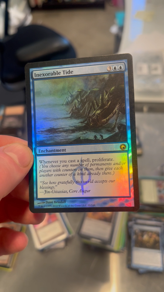 MTG Magic: The Gathering FOIL Inexorable Tide Scars of Mirrodin | eBay