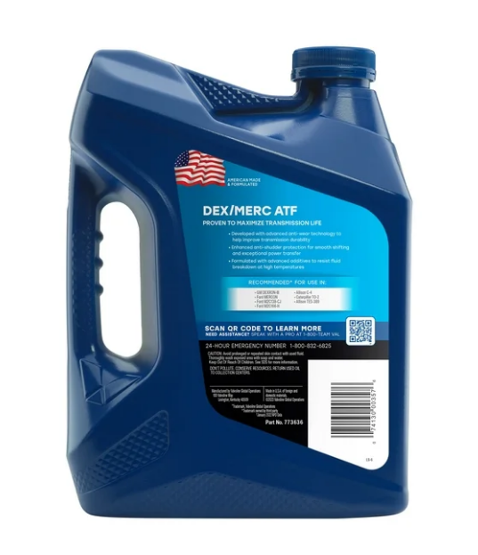 2 PACK Valvoline Dex/Merc Automatic Transmission Fluid (ATF) 1 GA | eBay
